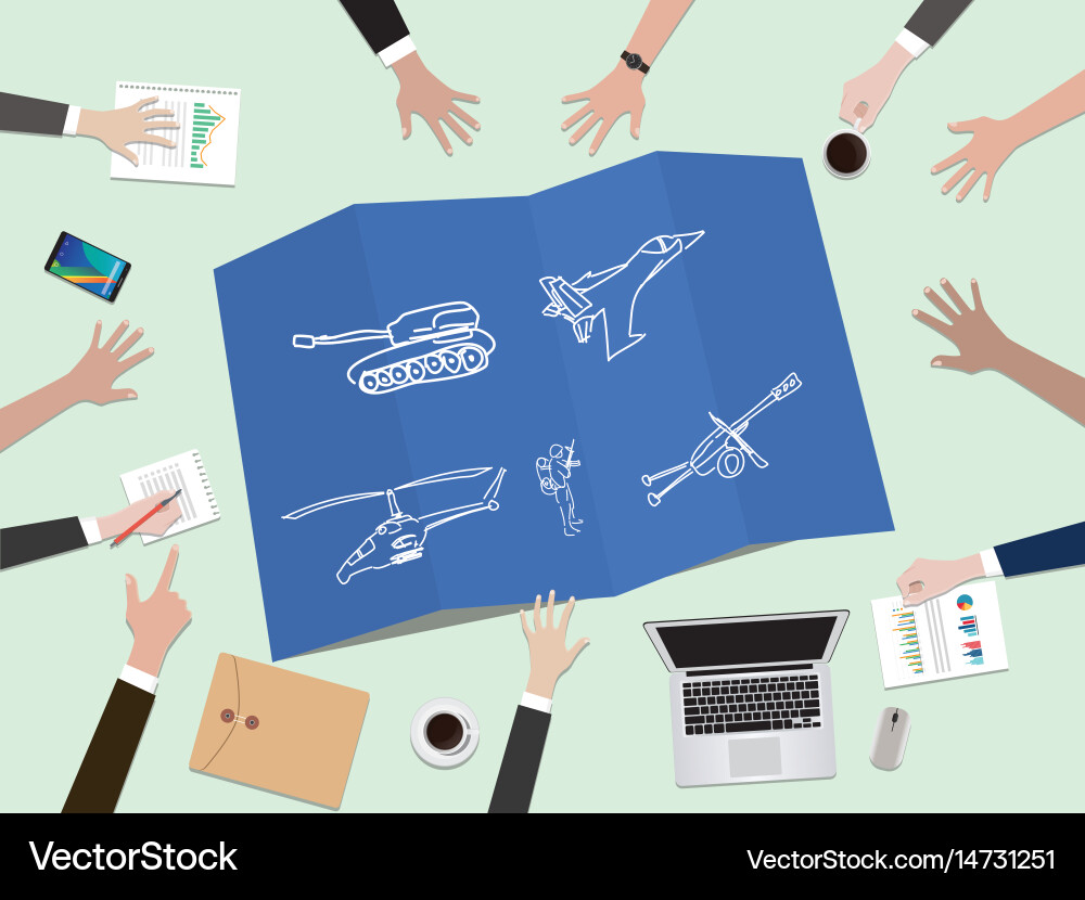 Military country development power concept Vector Image