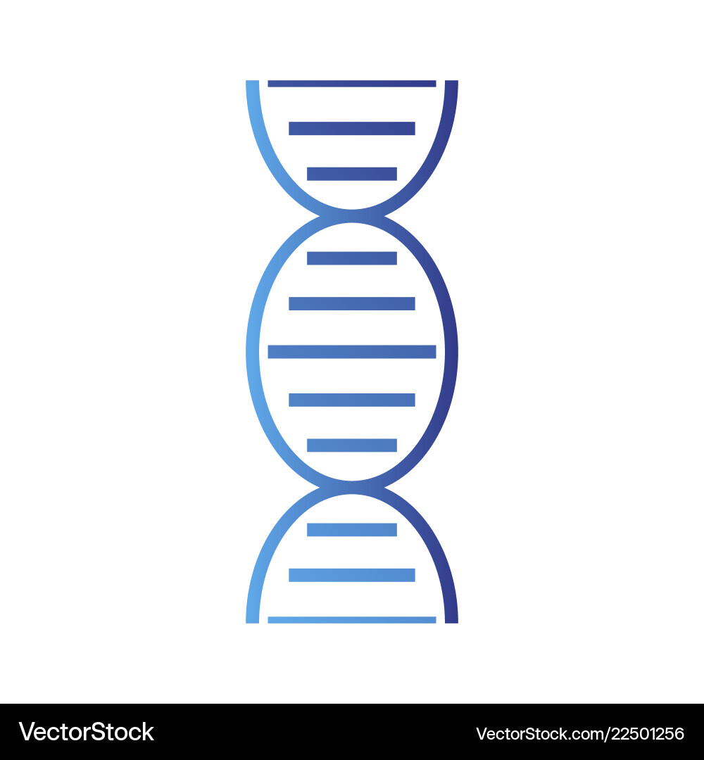 Dna genetic sign elements and icons collection Vector Image