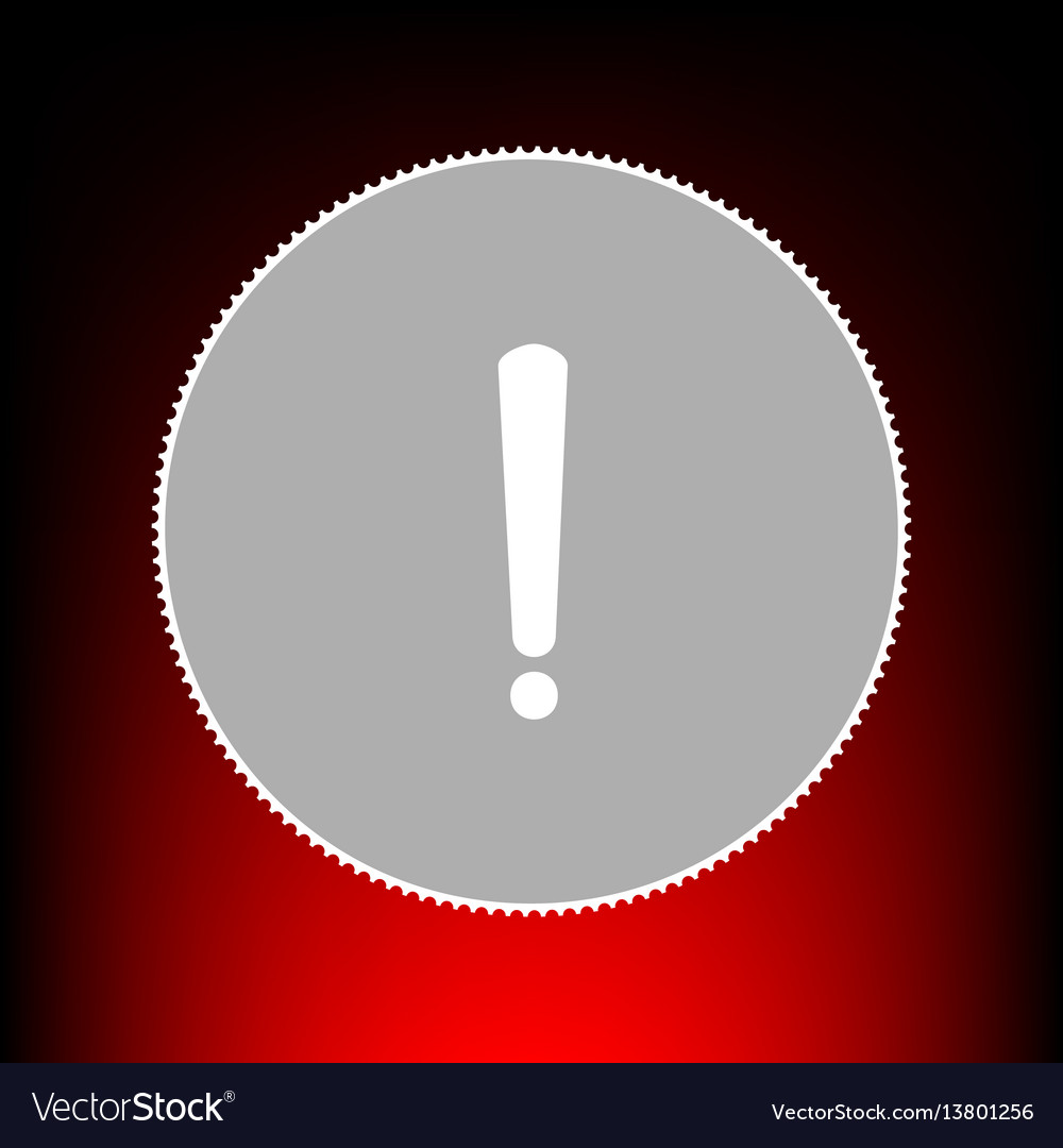 Exclamation mark Royalty Free Vector Image - VectorStock