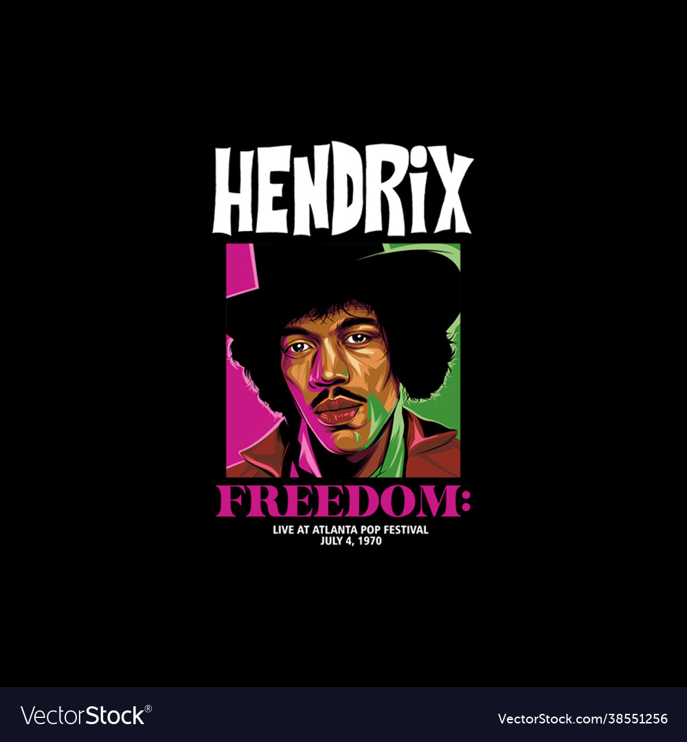 Hendrix Royalty Free Vector Image - VectorStock