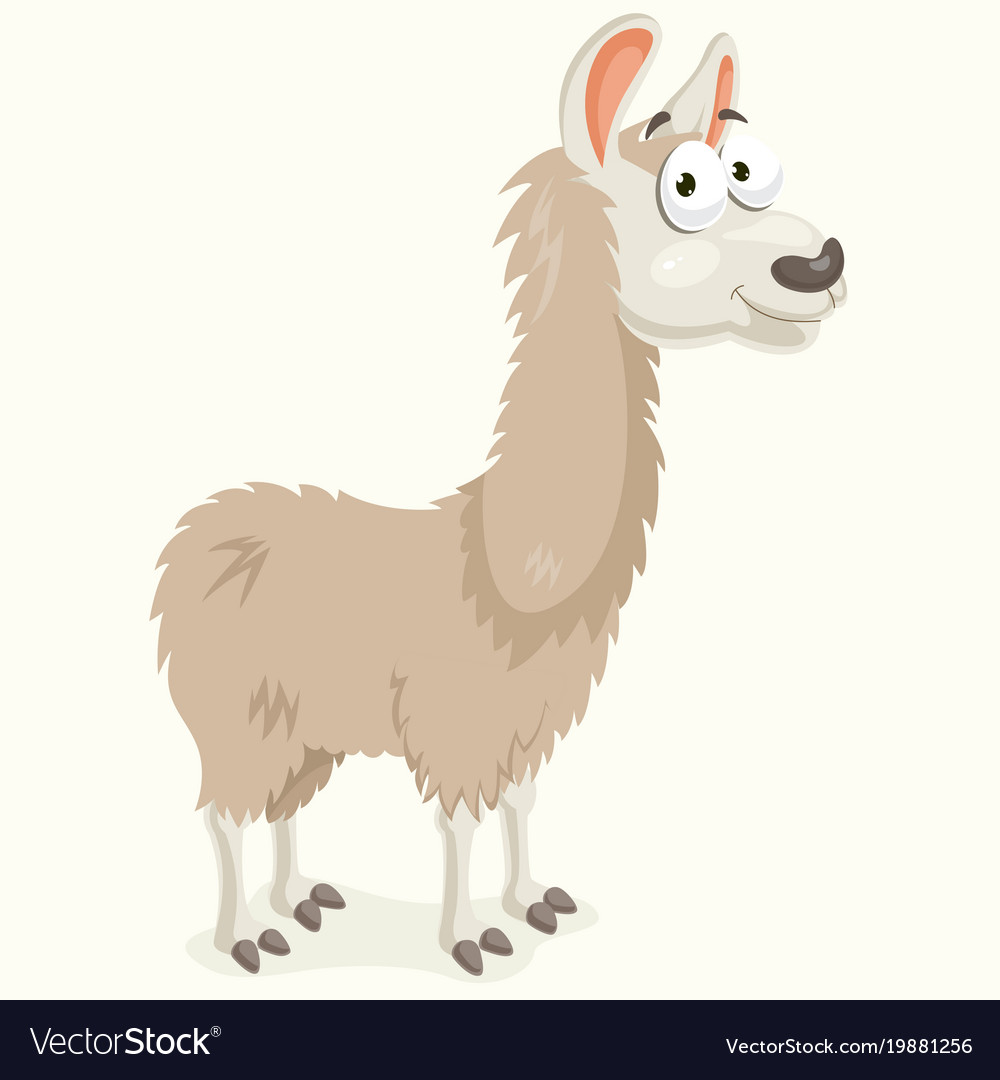 Llama Royalty Free Vector Image - VectorStock