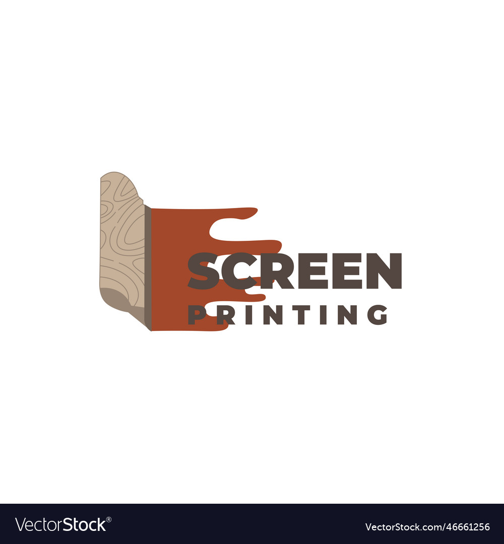 Screen printing Royalty Free Vector Image - VectorStock