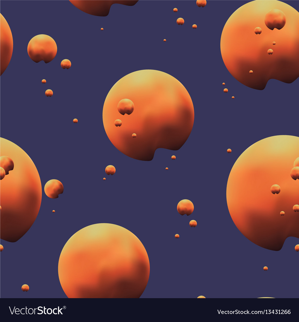 Abstract drops seamless pattern Royalty Free Vector Image