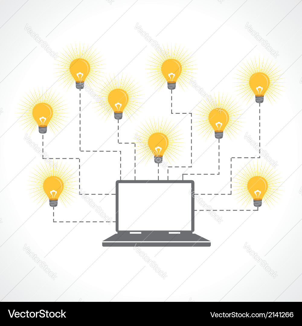 Innovative technology concept Royalty Free Vector Image