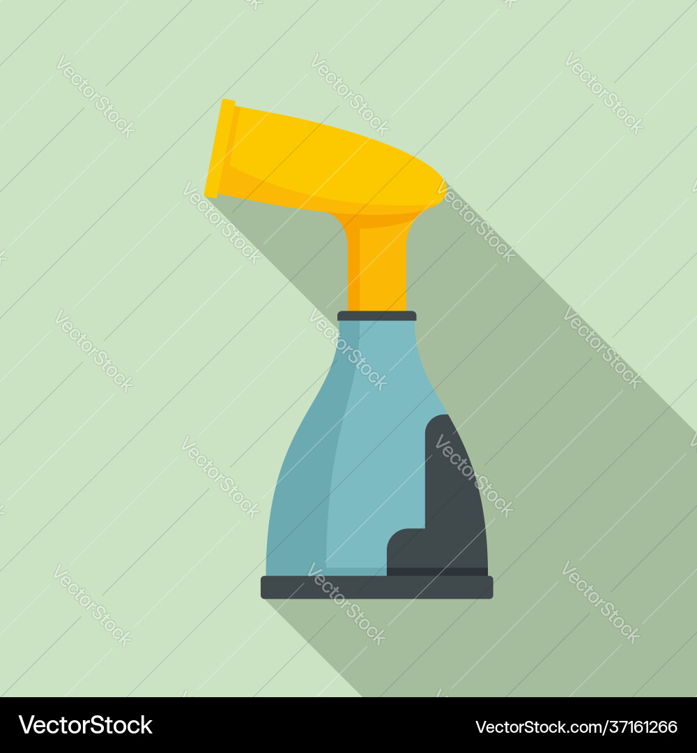 Portable steam cleaner icon flat style Royalty Free Vector