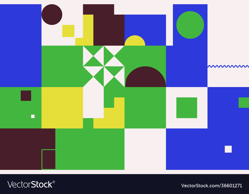 Colorful geometric pattern design Royalty Free Vector Image