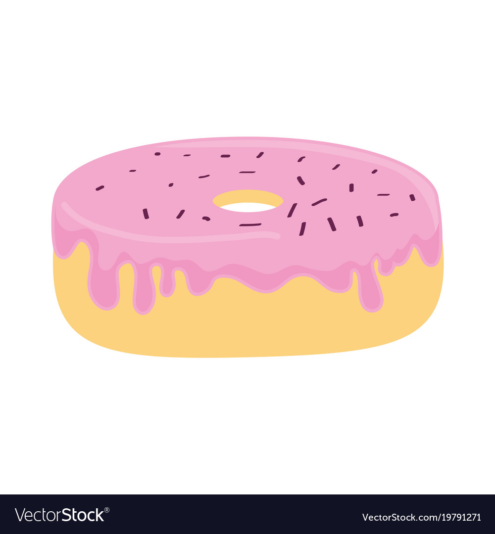 Donut Royalty Free Vector Image - VectorStock