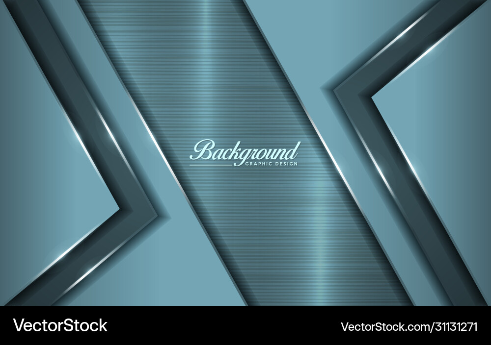 Modern shinny tosca metallic background design Vector Image