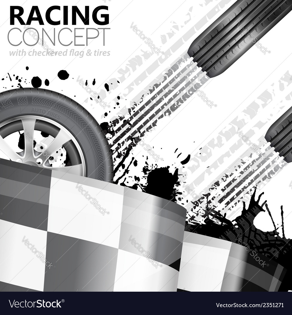 Racing Royalty Free Vector Image - VectorStock