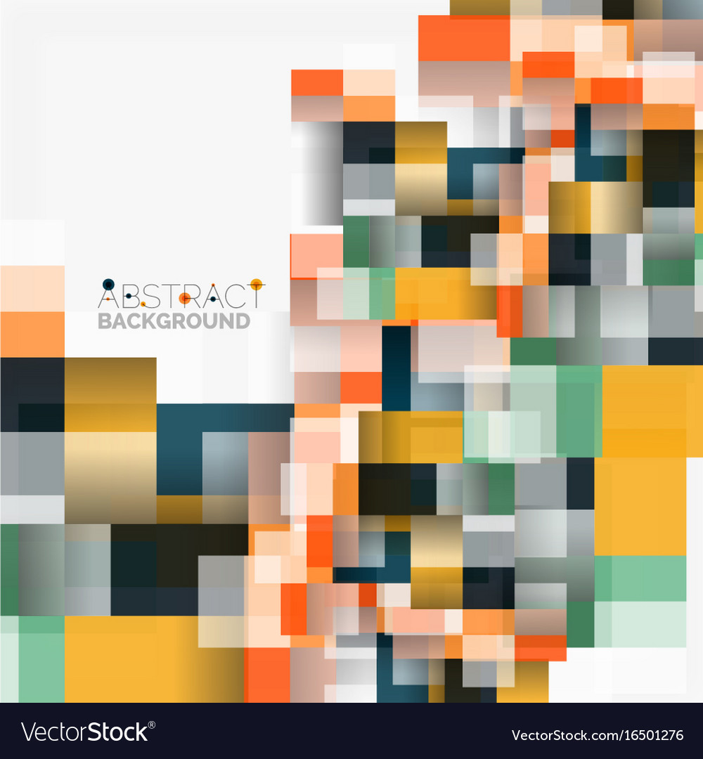 Abstract Blocks Template Design Background Simple Vector Image