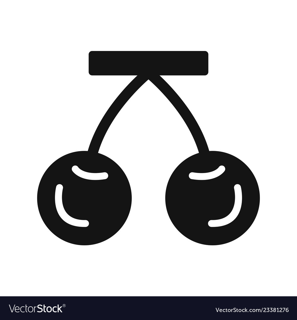 Cherry icon Royalty Free Vector Image - VectorStock
