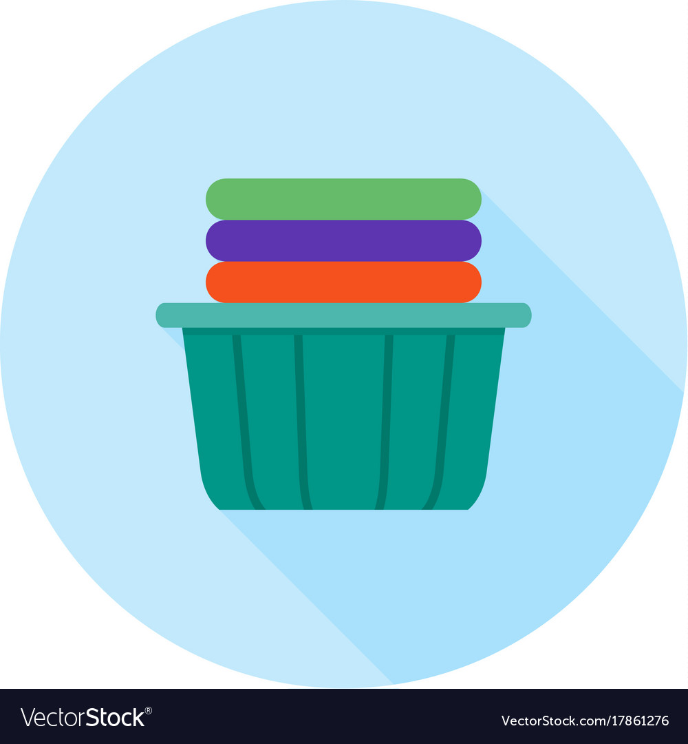 Folded laundry Royalty Free Vector Image - VectorStock