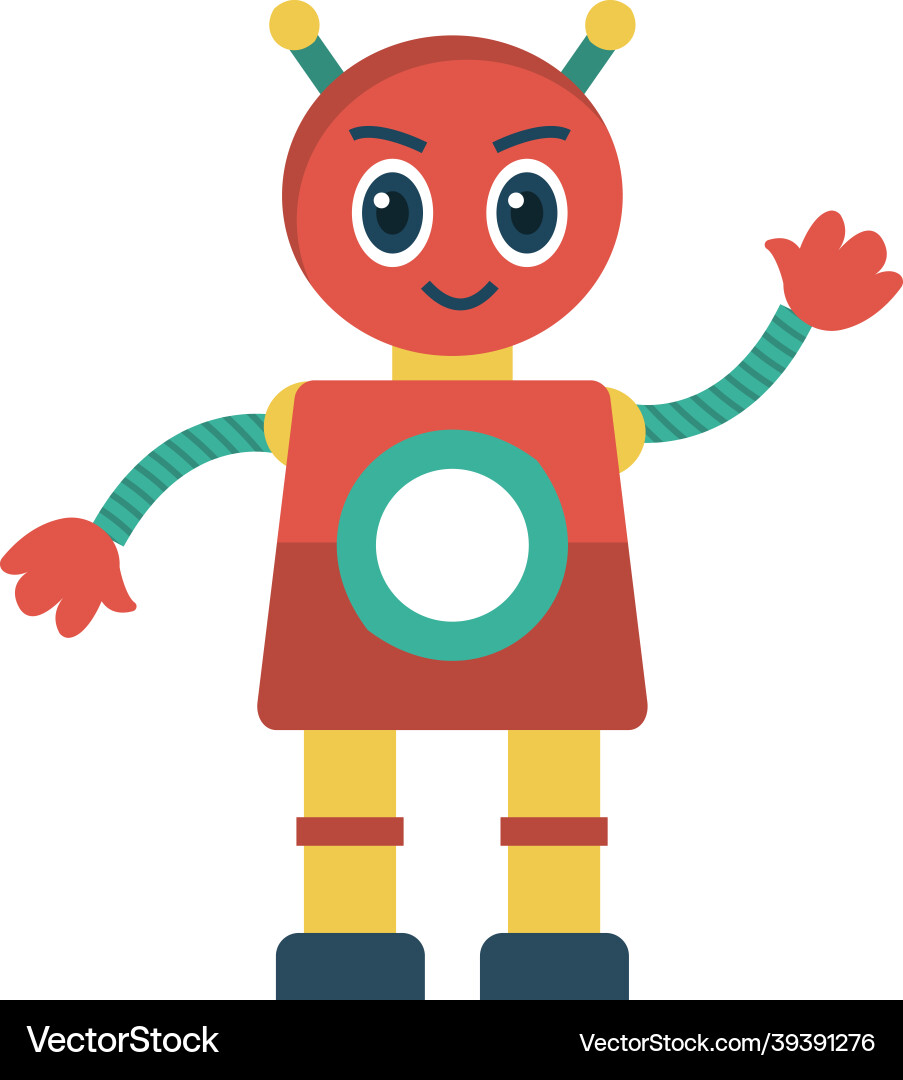 Mechanical robot Royalty Free Vector Image - VectorStock