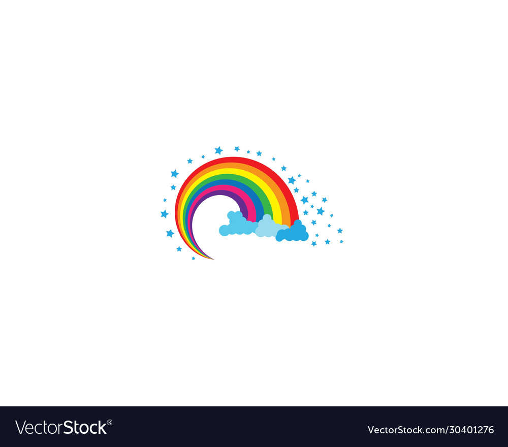 Rainbow icon Royalty Free Vector Image - VectorStock