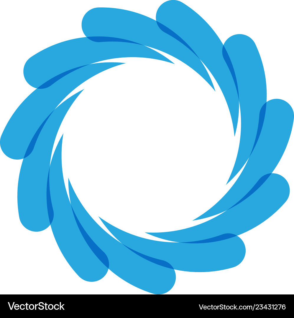 Vortex circle logo and symbols template icons Vector Image