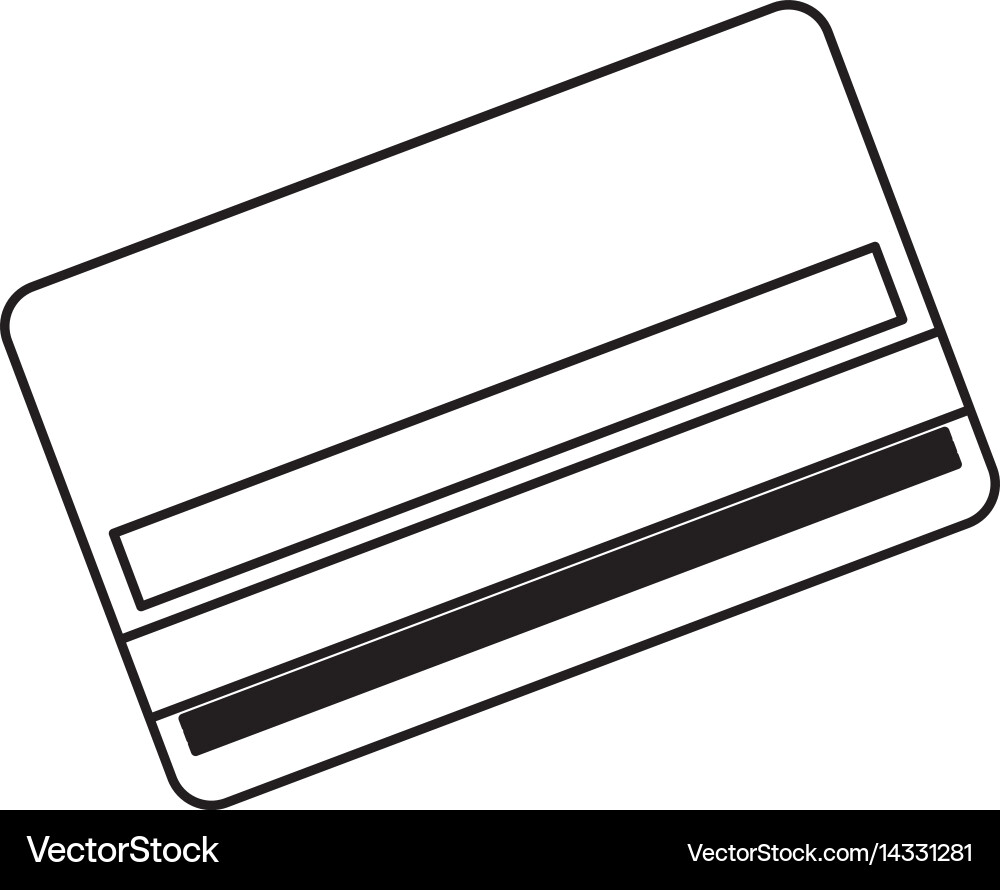 Bank credit card Royalty Free Vector Image - VectorStock