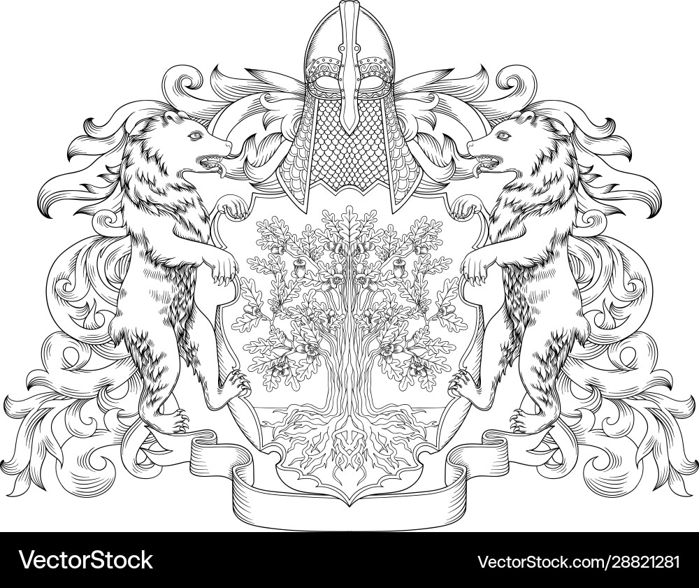 Imperial coat arms - heraldic royal emblem Vector Image