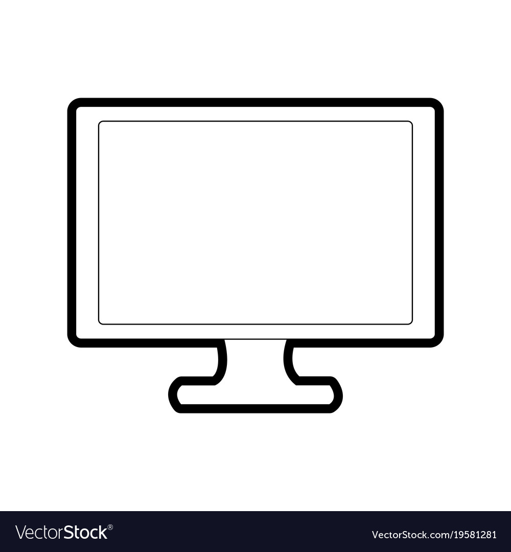 Isolated Computer Design Royalty Free Vector Image
