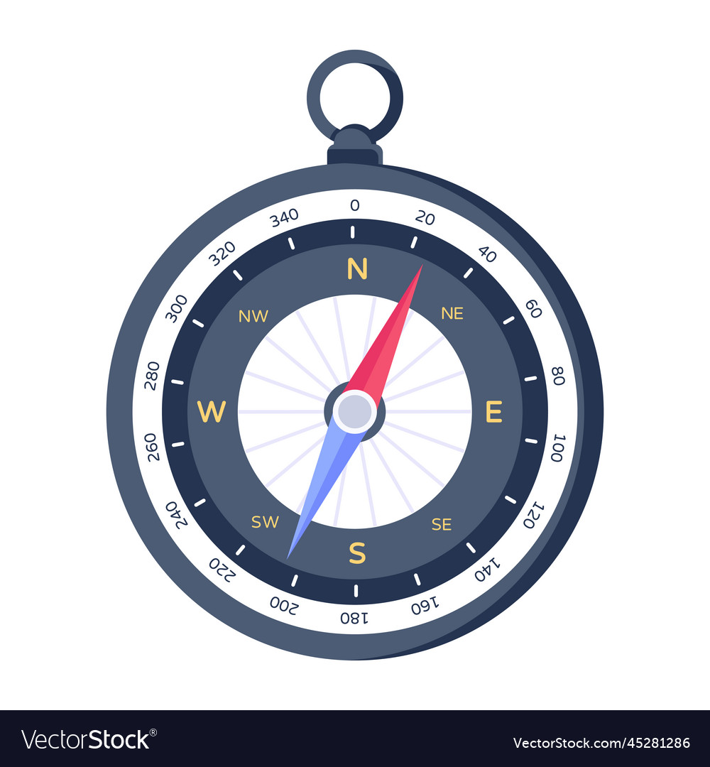 Cardinal points Royalty Free Vector Image - VectorStock