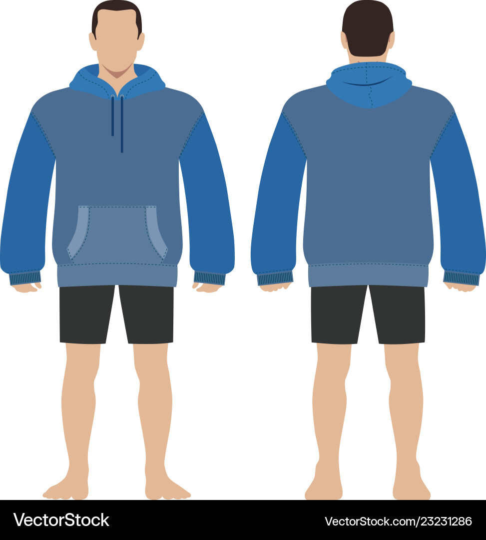 Fashion man figure Royalty Free Vector Image - VectorStock