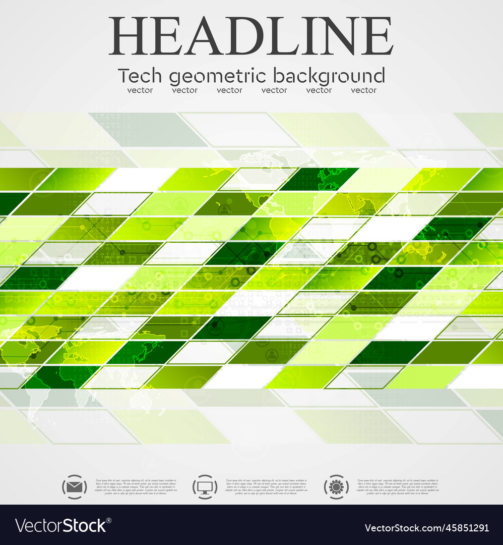 Abstract tech geometric background Royalty Free Vector Image