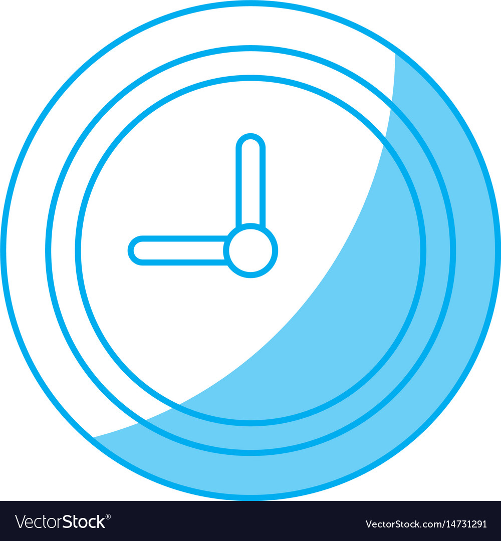 Clock icon image Royalty Free Vector Image - VectorStock