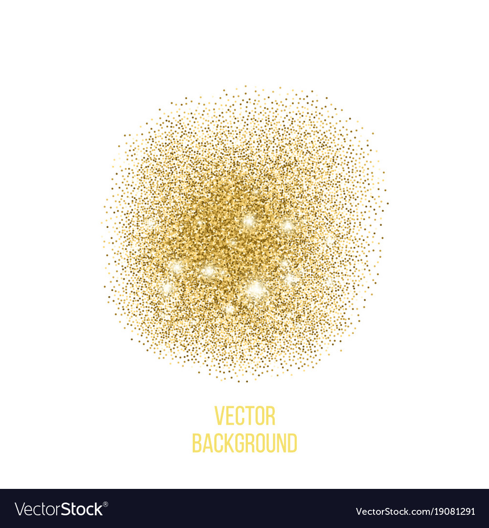 Gold texture amber particles color Royalty Free Vector Image