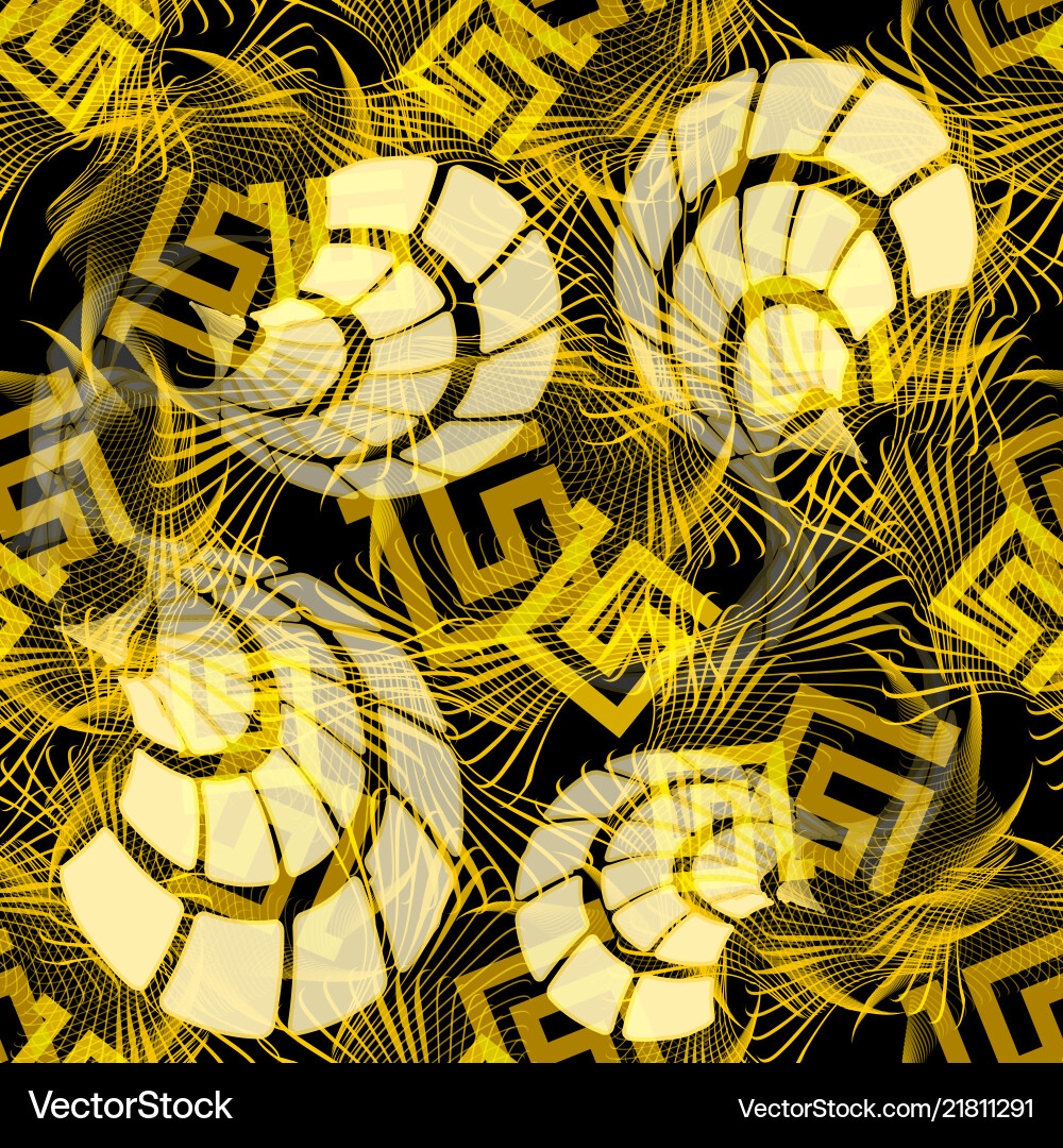 Modern abstract geometric greek style seamless Vector Image