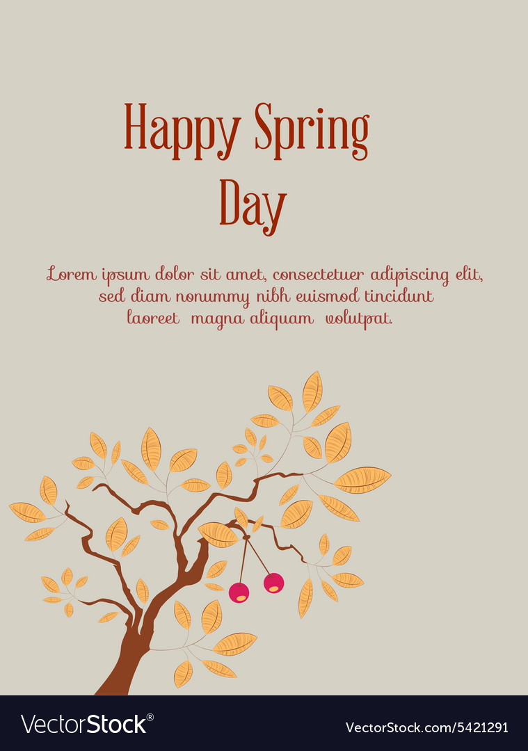 Spring Royalty Free Vector Image - VectorStock