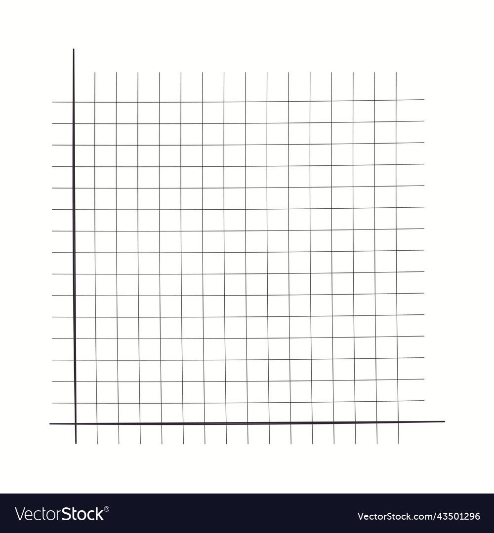 Grid Paper Mathematical Graph Cartesian Royalty Free Vector 