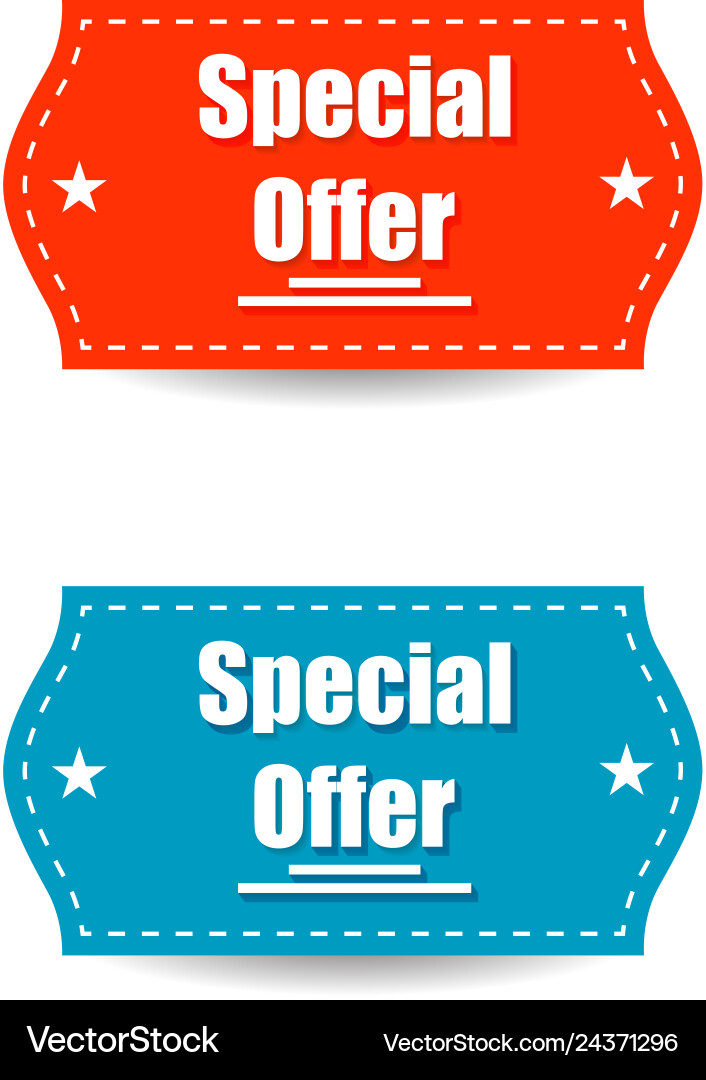 Special offer on a ray background new product Vector Image