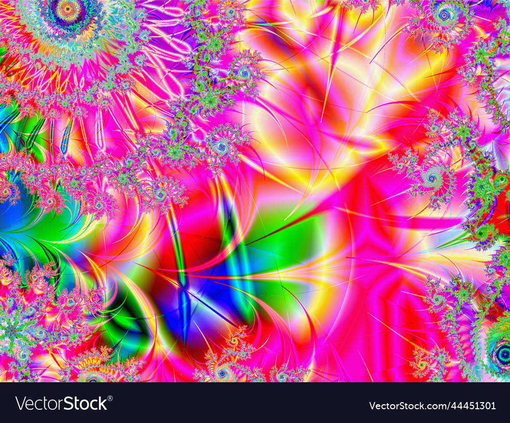Abstract bright multicolor linear pattern color Vector Image