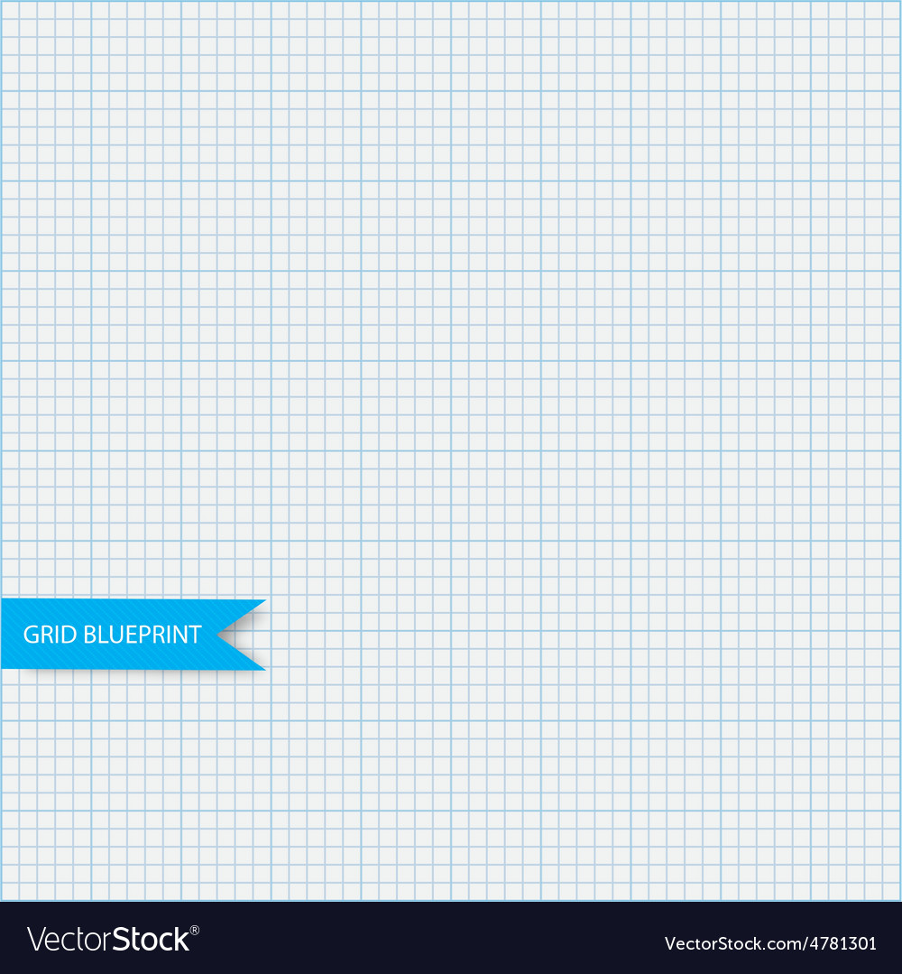 Blueprint abstract background grid Royalty Free Vector Image