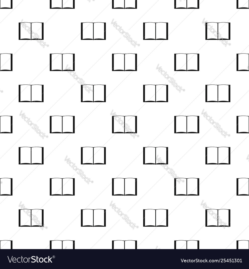 Book novel pattern seamless Royalty Free Vector Image
