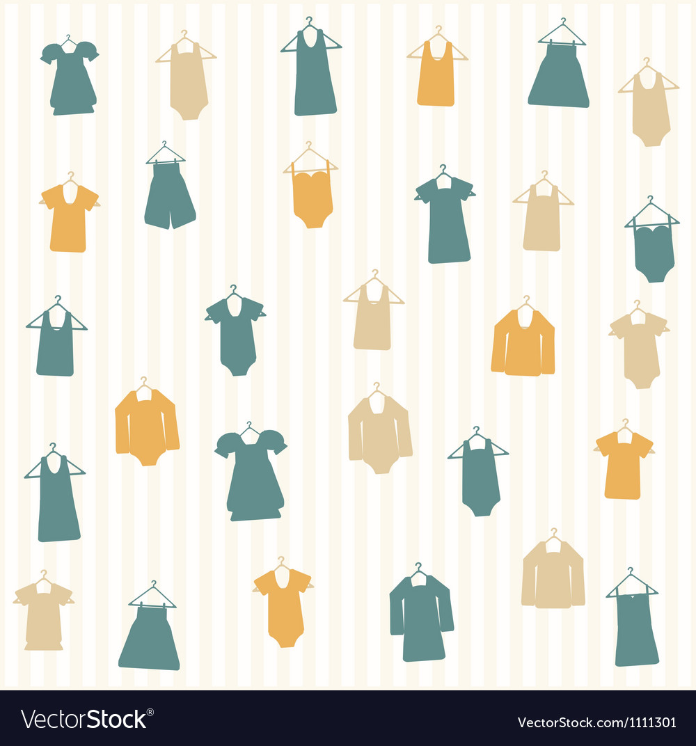 Cloth seamless pattern Royalty Free Vector Image