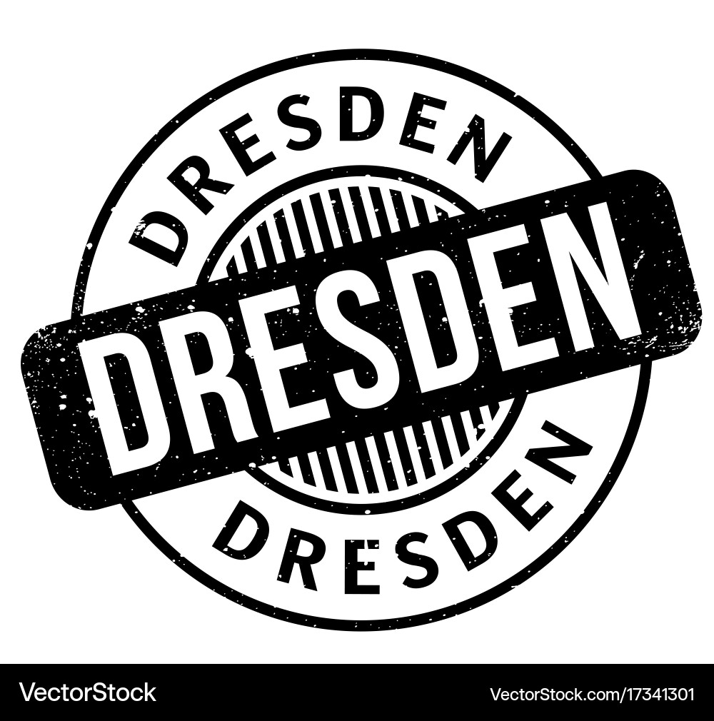 Dresden rubber stamp Royalty Free Vector Image