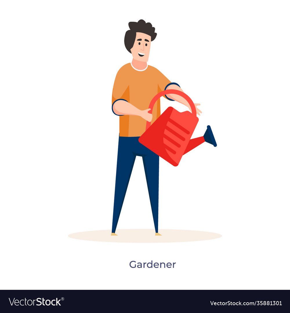 Gardener Royalty Free Vector Image - VectorStock