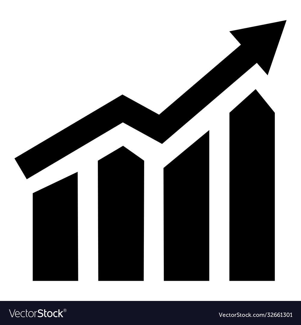 Graph icon Royalty Free Vector Image - VectorStock