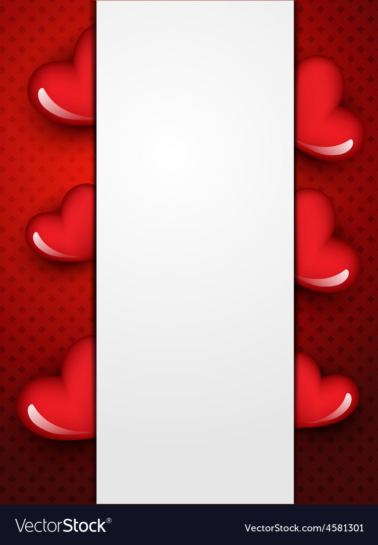 Heart background Royalty Free Vector Image - VectorStock