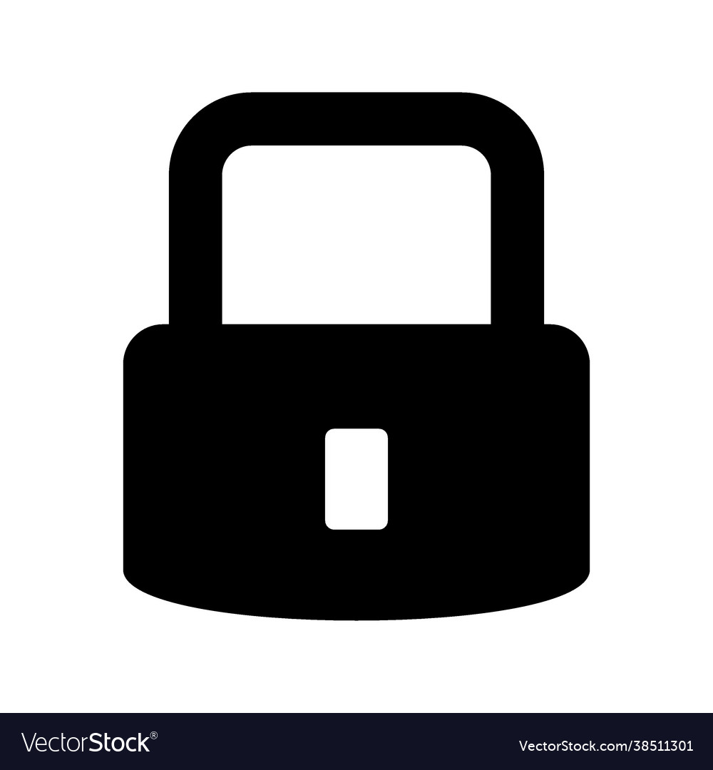 Lock icon Royalty Free Vector Image - VectorStock