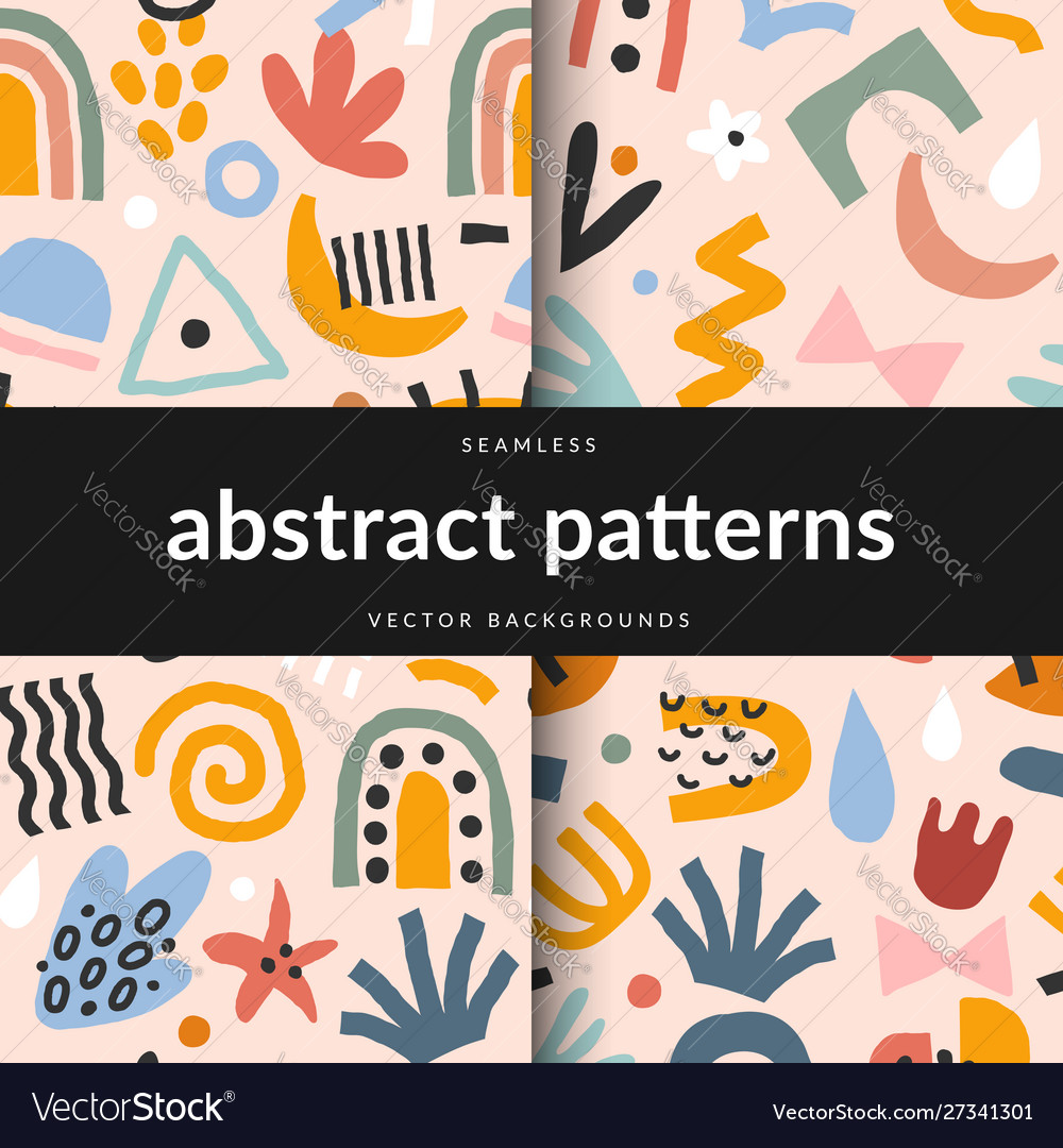 Patterns-set Royalty Free Vector Image - VectorStock