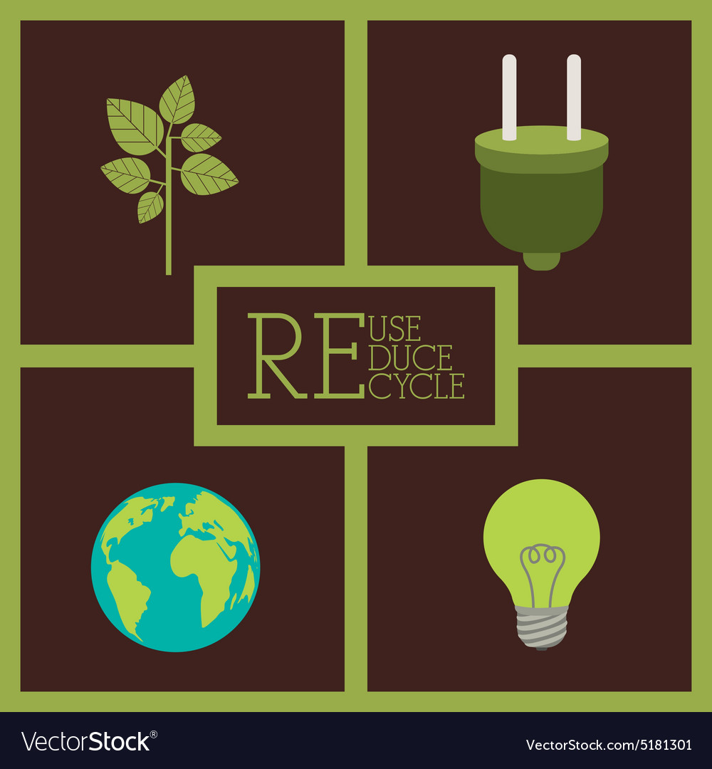 Recycle design Royalty Free Vector Image - VectorStock