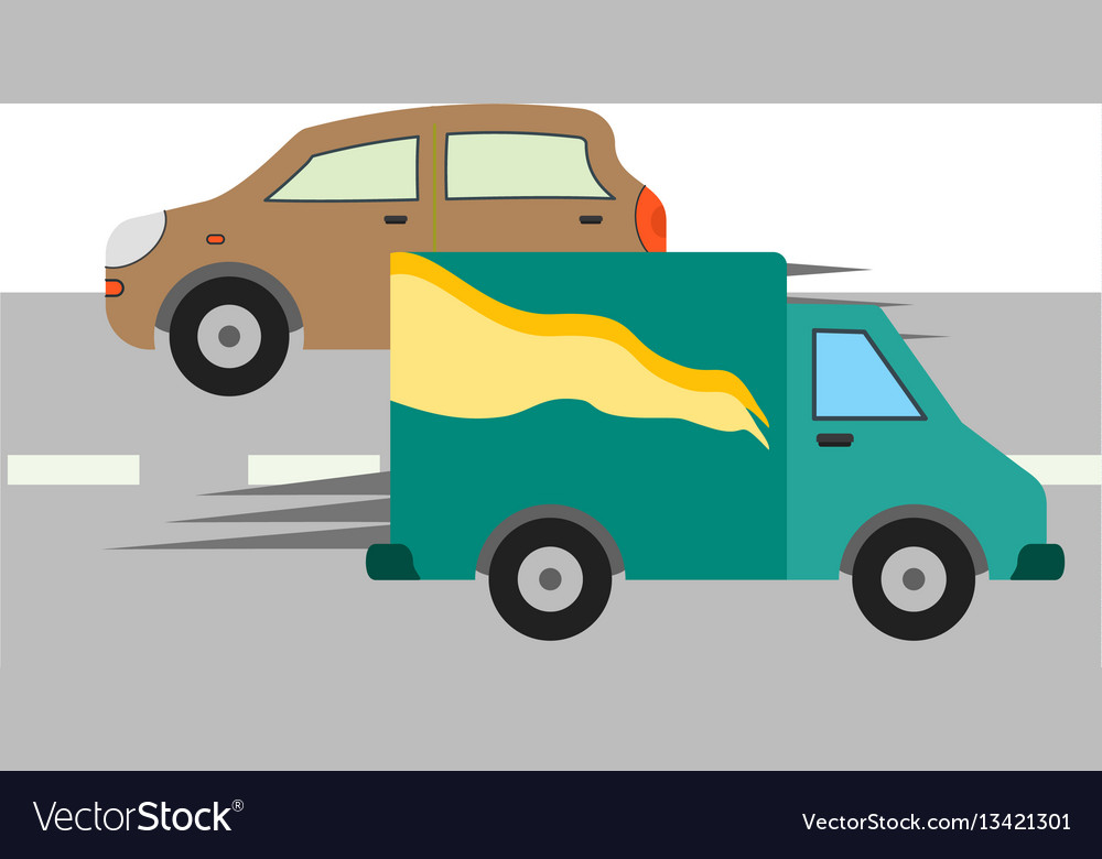 Rush hour Royalty Free Vector Image - VectorStock