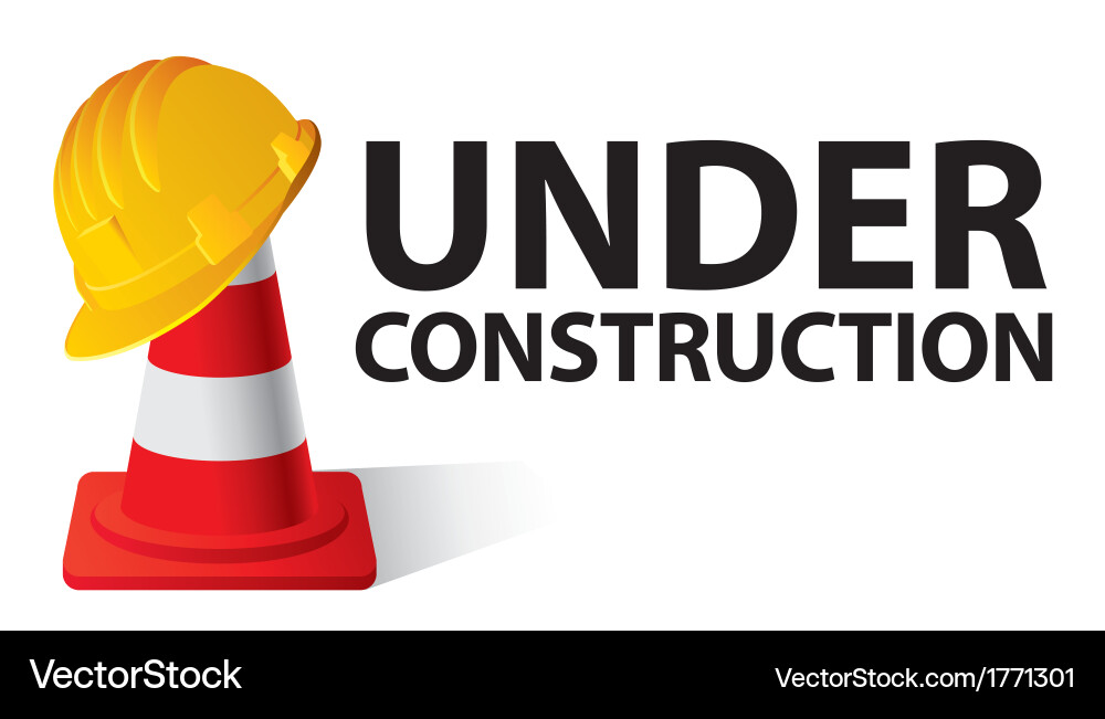 Under construction Royalty Free Vector Image - VectorStock