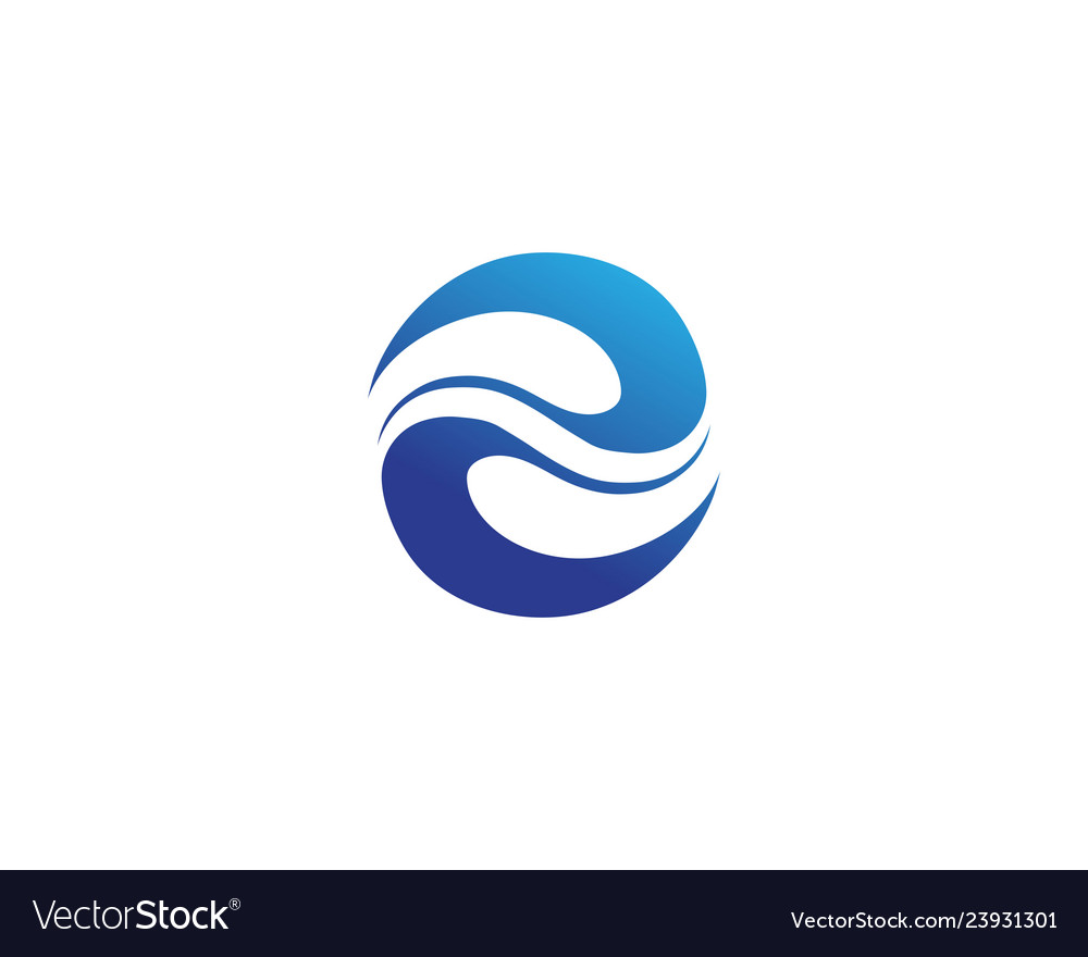 Vortex logo and symbol Royalty Free Vector Image