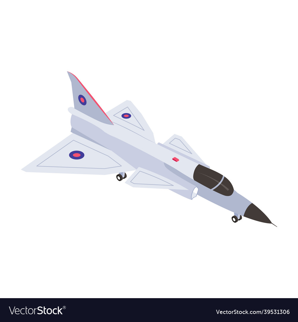 Army jet Royalty Free Vector Image - VectorStock
