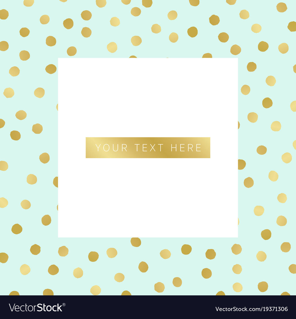 Background with gold dots pattern Royalty Free Vector Image