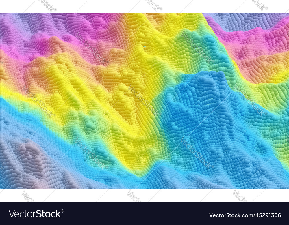 Liquid paint texture with dynamic particles Vector Image