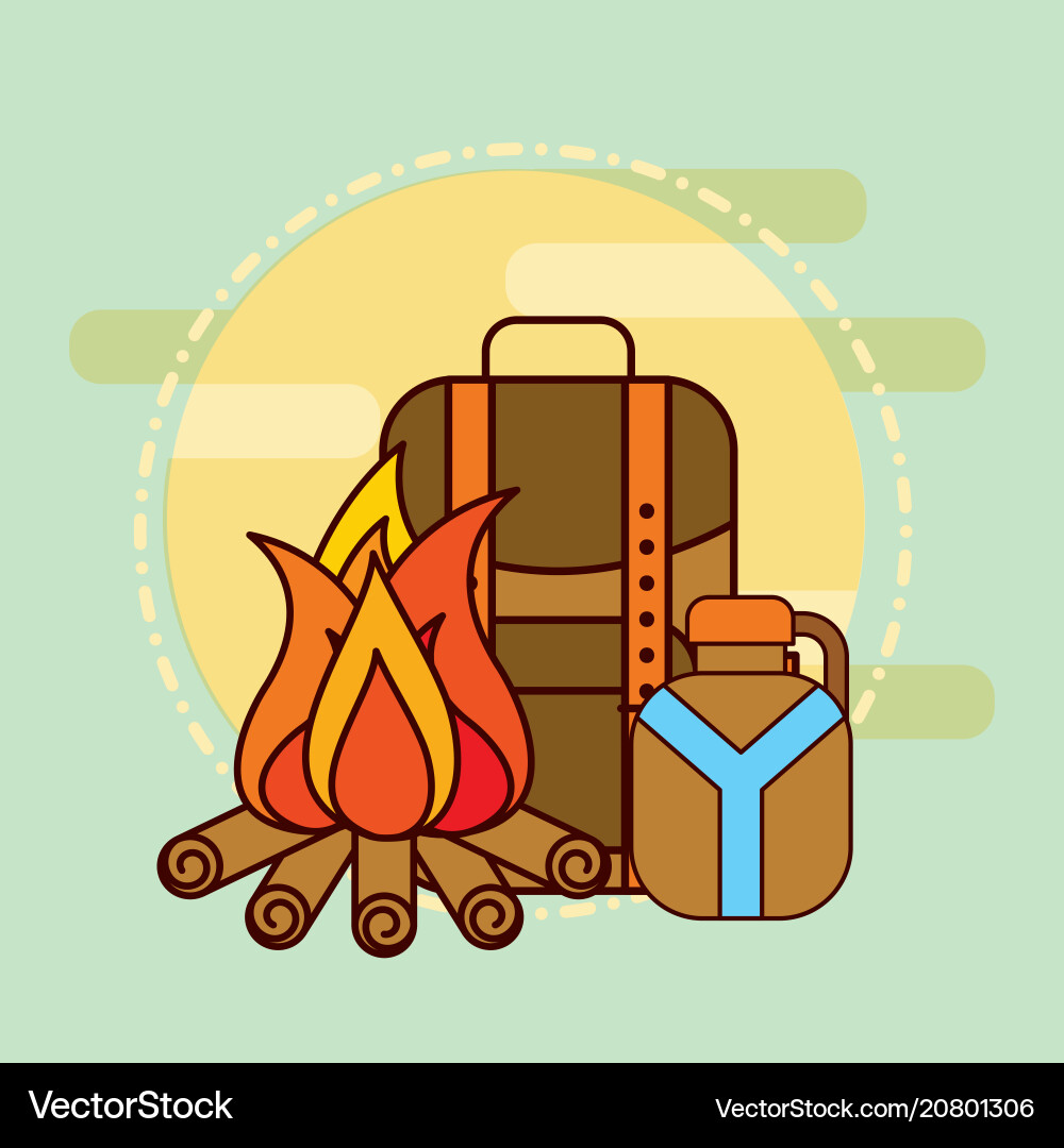 Safari equipment supplies Royalty Free Vector Image
