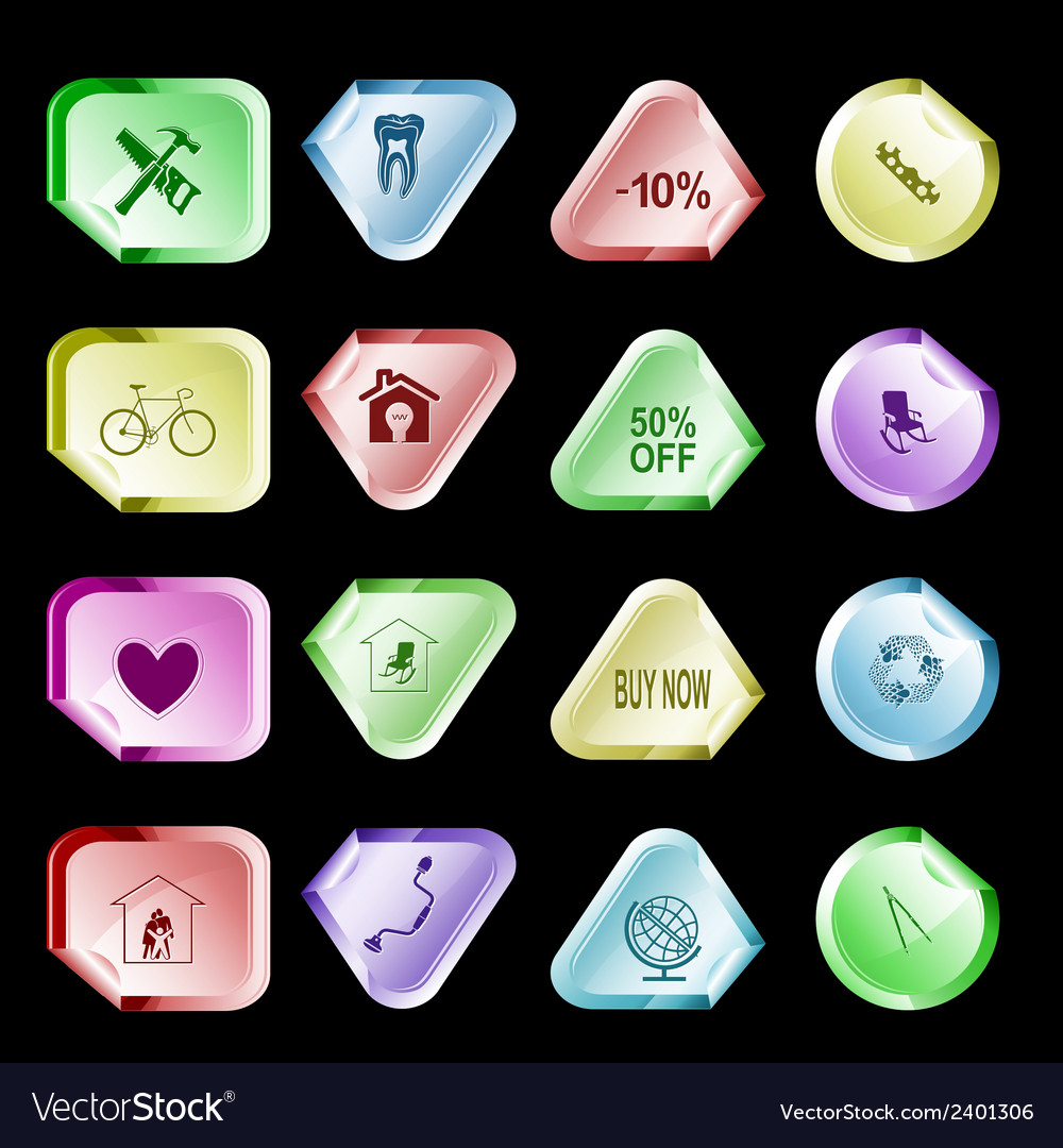 Set Royalty Free Vector Image - VectorStock